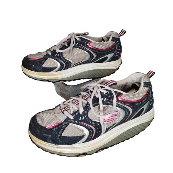 Skechers | Shoes | Skechers Shape Ups Navypink 95 | Poshmark